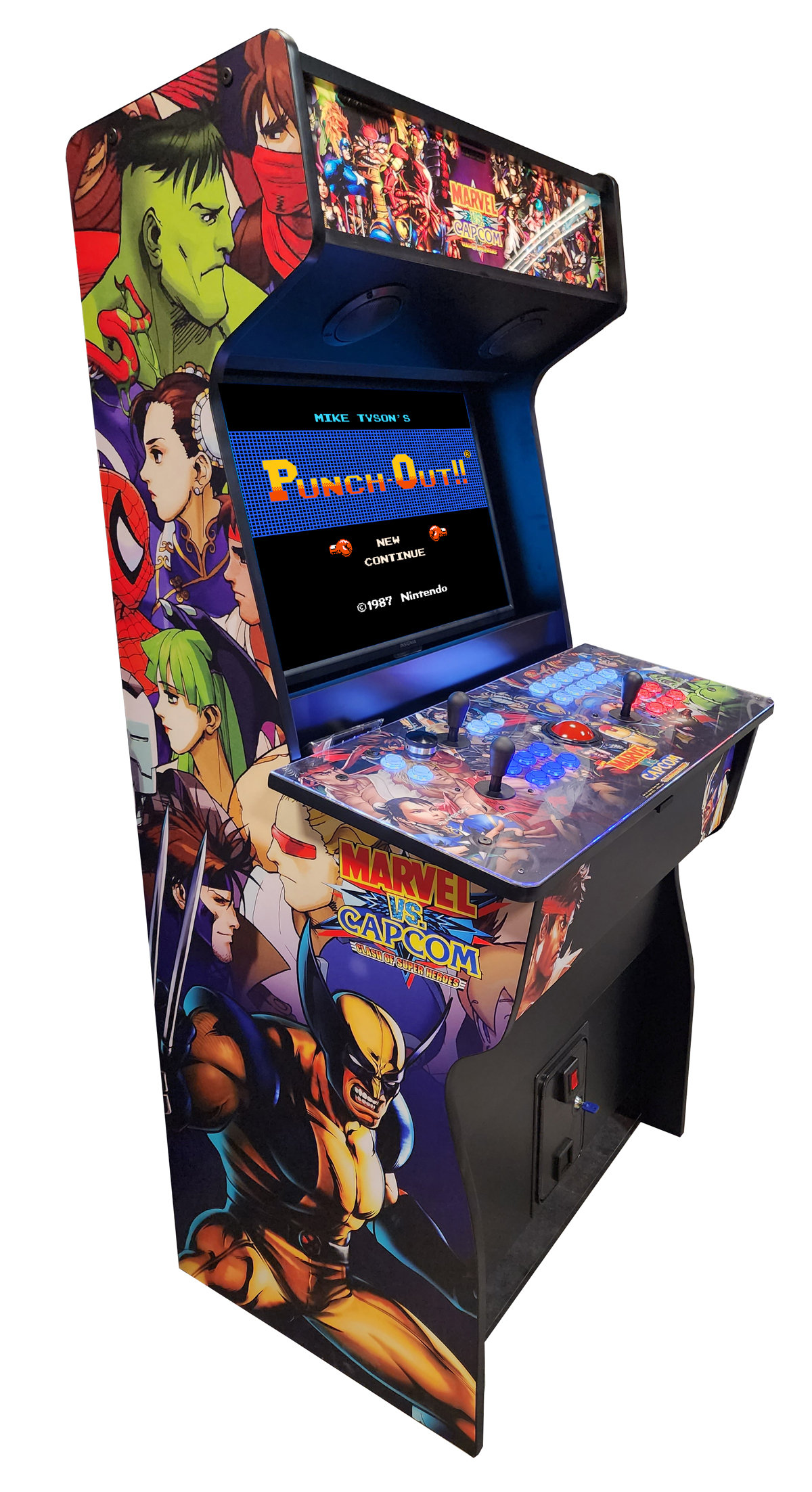N2fun Mame/Hyperspin 32" Marvel vs Capcom 2-Player Upright Arcade Game | Wayfair